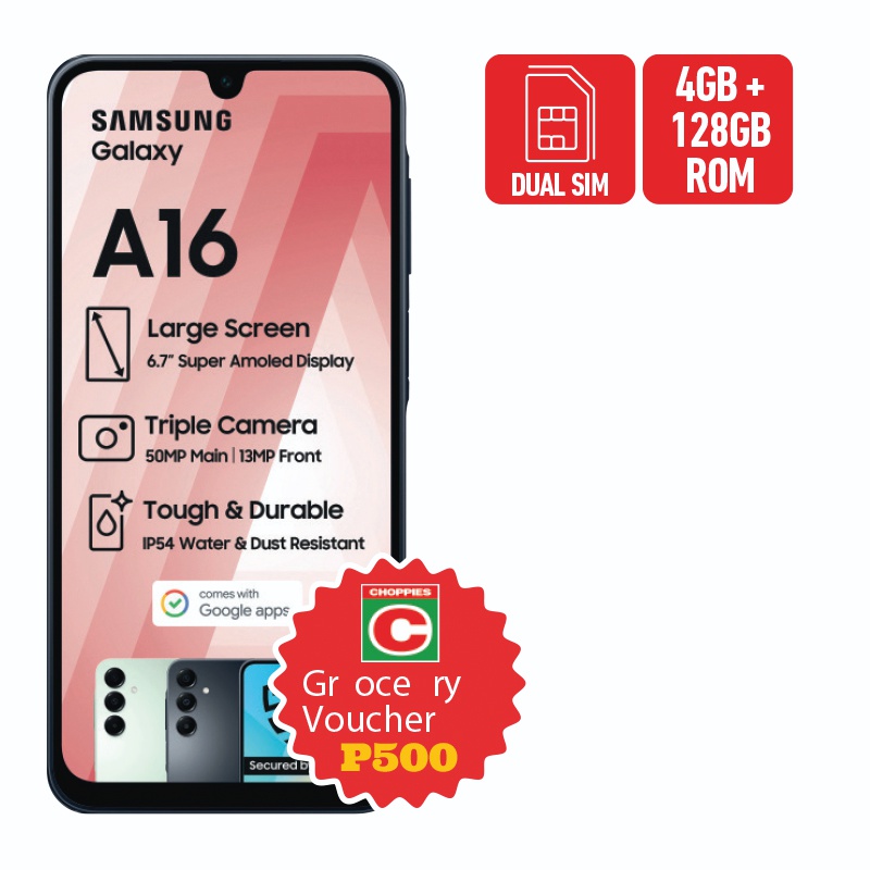Samsung Galaxy Cellphone A16 LTE SM A165+P500 VOUCHER | Furnmart Botswana